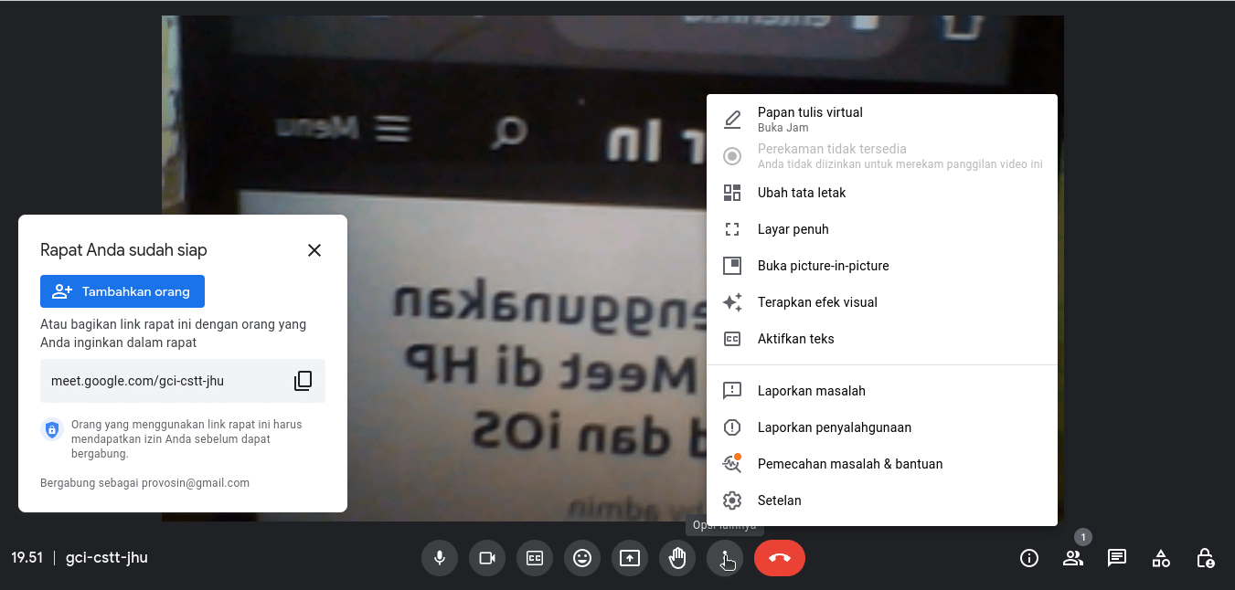 Cara menggunakan Google Meet di Laptop Lengkap cara settingnya - Enter In