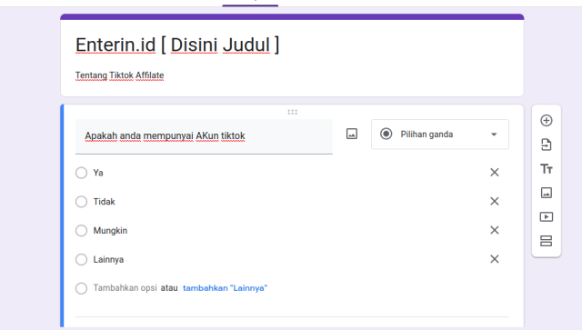 Cara Membuat Google Form: Panduan Lengkap untuk Pemula - Enter In