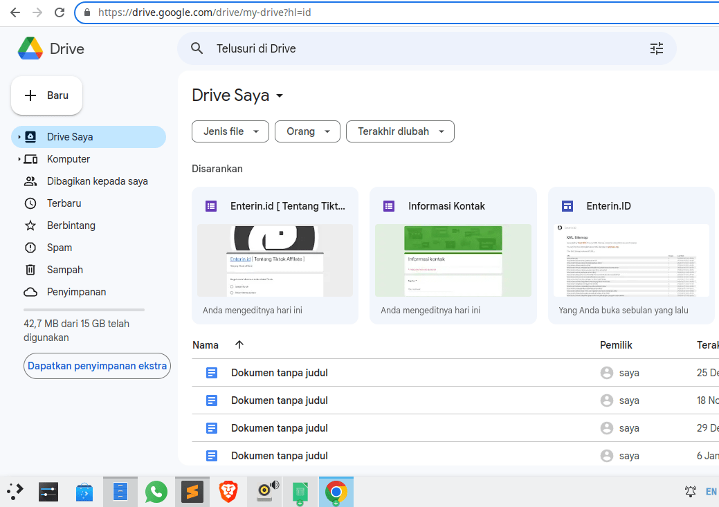 Cara Menyimpan Foto di Google Drive, Begini Langkahnya - Enter In