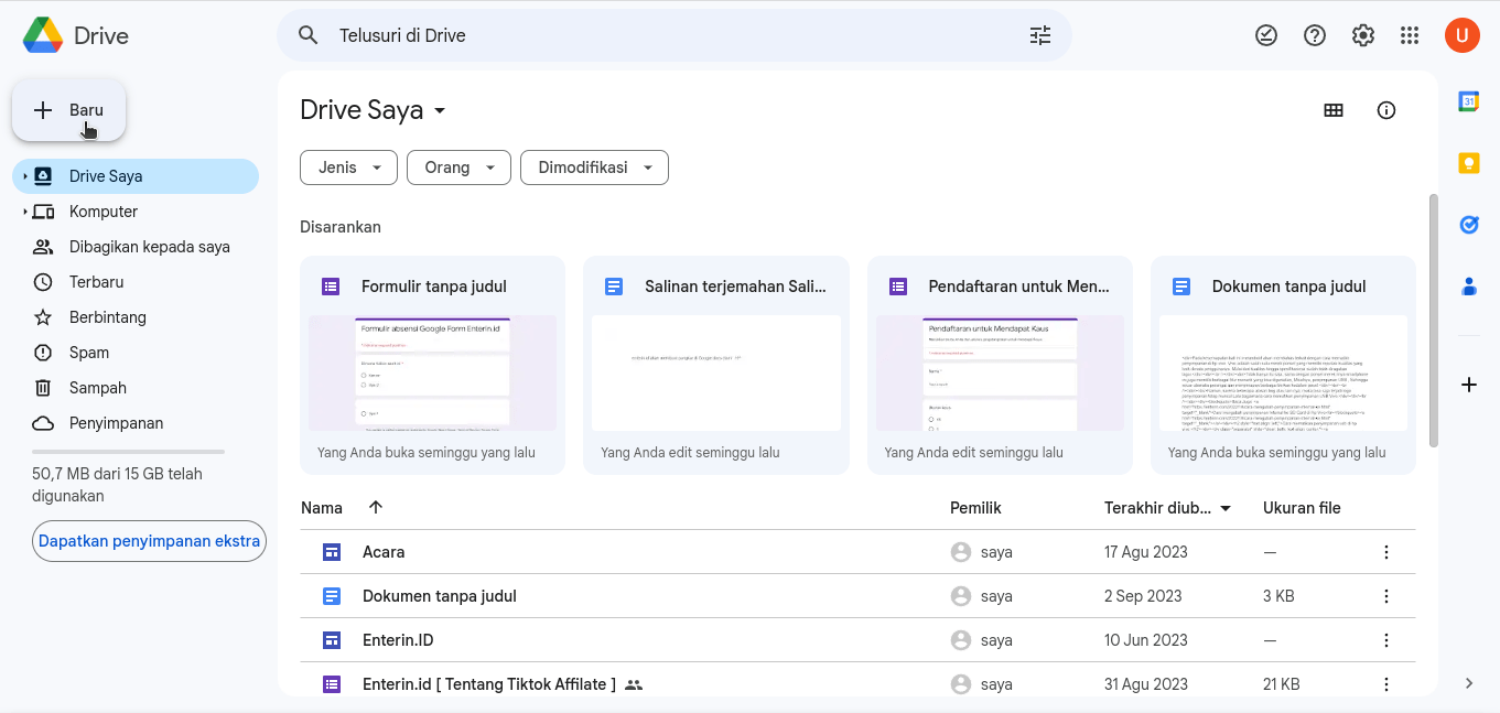 Google drive adalah layanan google untuk, Ini dia.. - Enter In