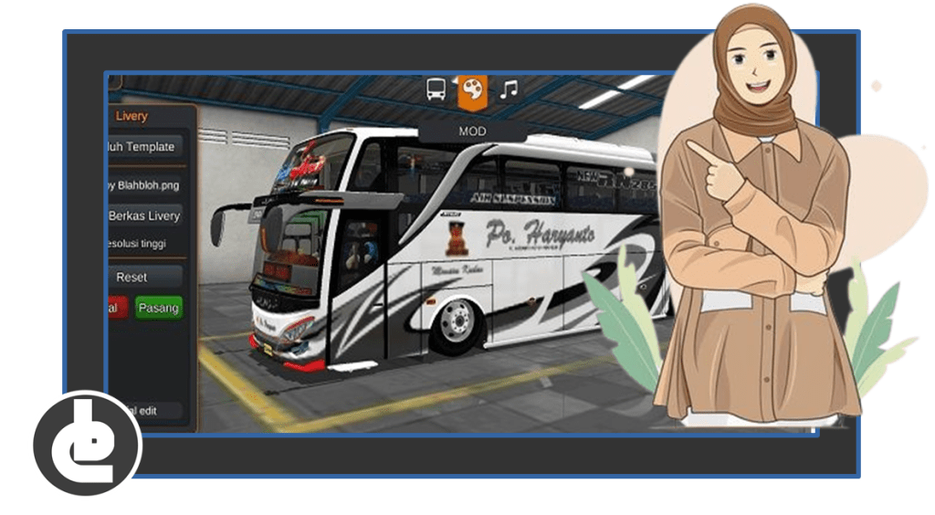 Bus Ceper Racing Full Anim Bussid - Enter In